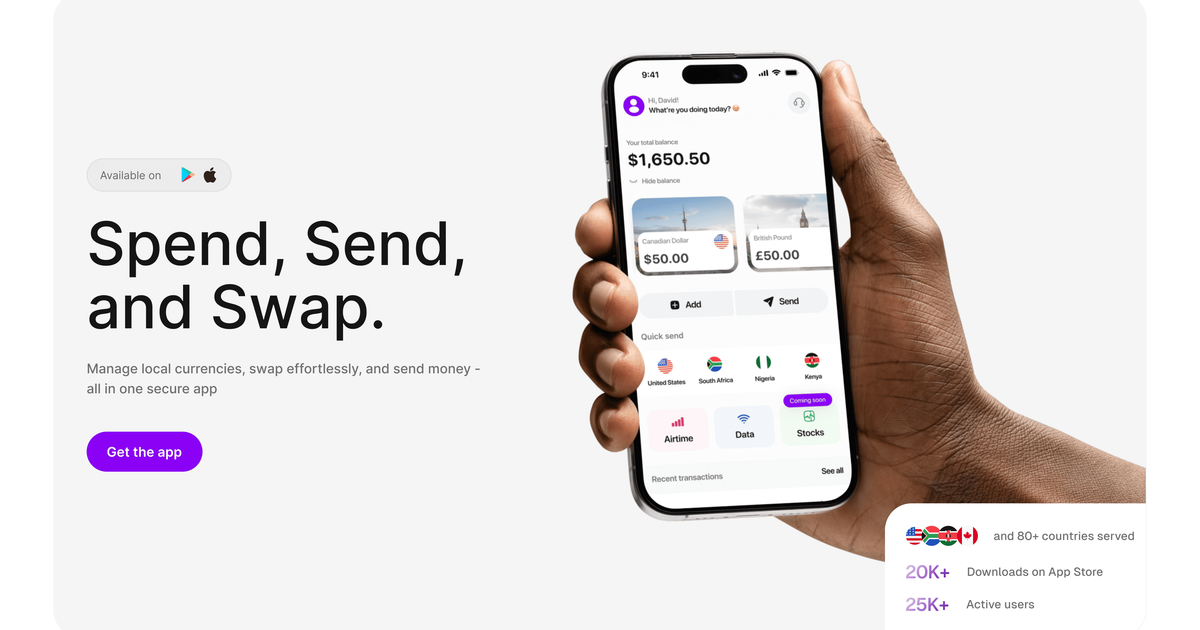 Spendin — Spend money globally